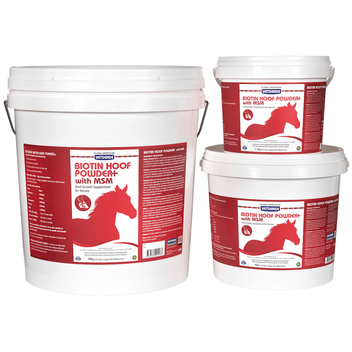 Vetsense Biotin Hoof Powder+ MSM – Pet And Farm