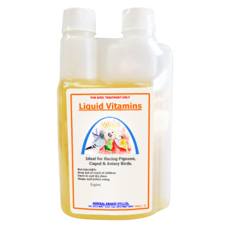 Mineral Energy Liquid Vitamins Caged, Aviary Birds & Racing Pigeons ...