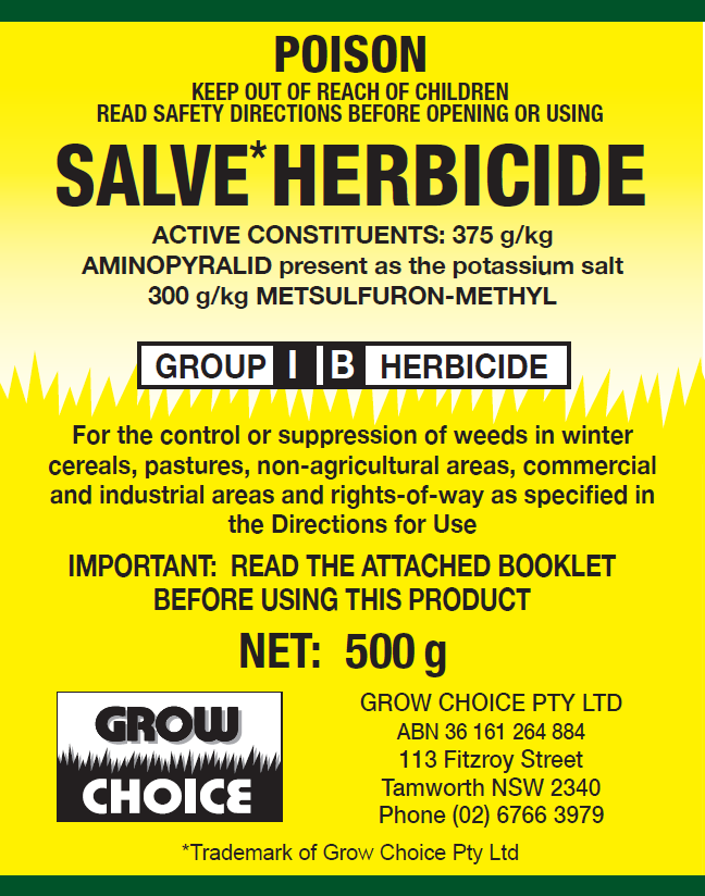 Salve Herbicide 500g – Pet And Farm