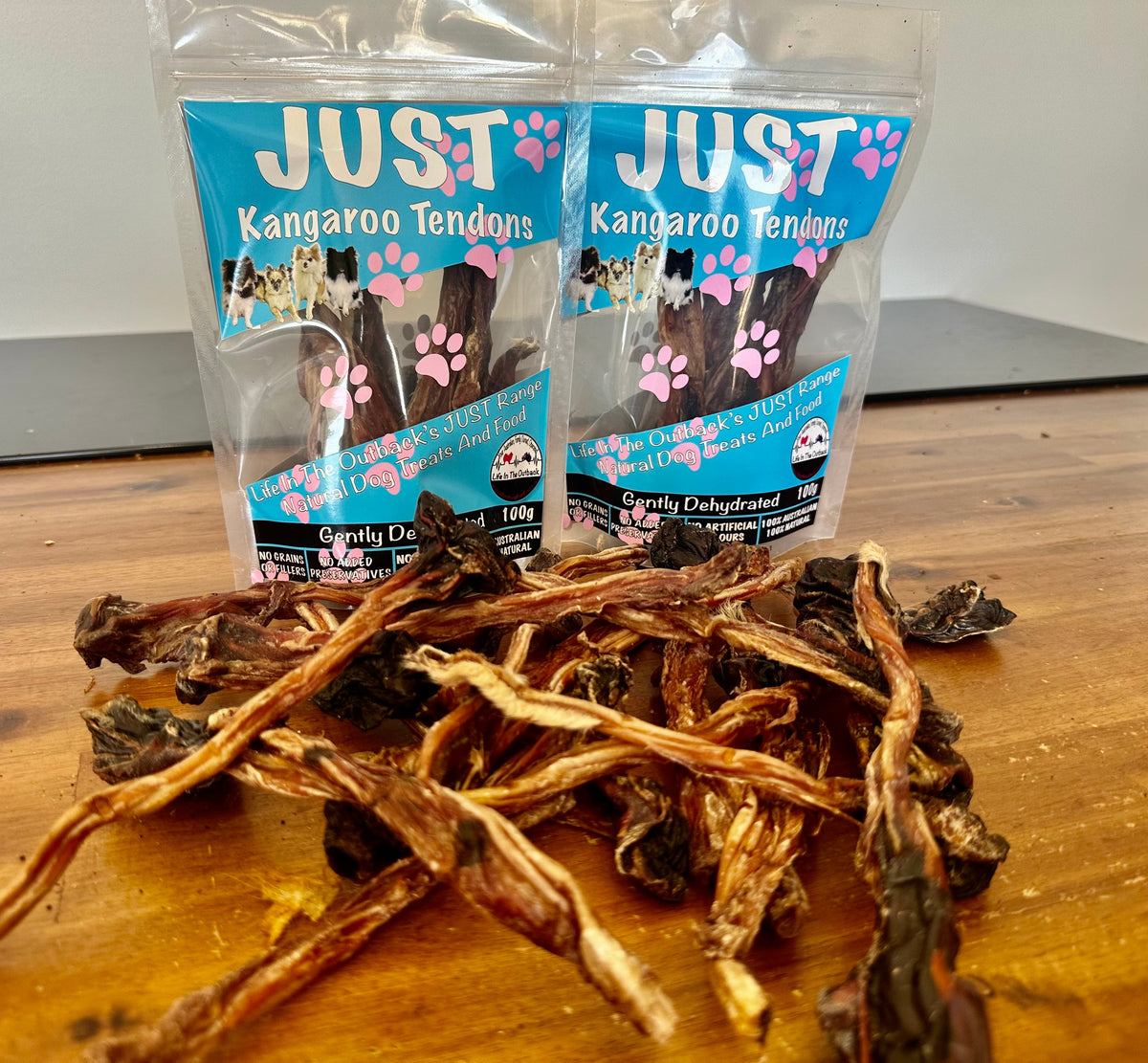 1x Just Kangaroo Tendons – Pet And Farm