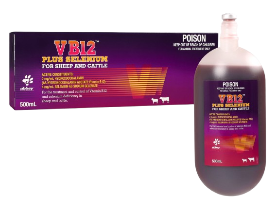 Abbey VB12 Plus Selenium for Sheep and Cattle 500ml – Pet And Farm