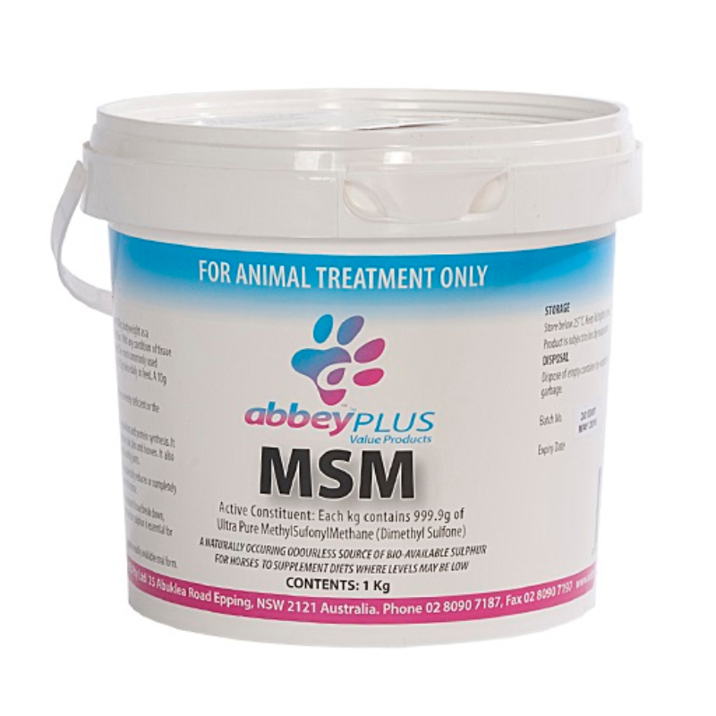 Abbey Plus MSM Powder 1kg – Pet And Farm