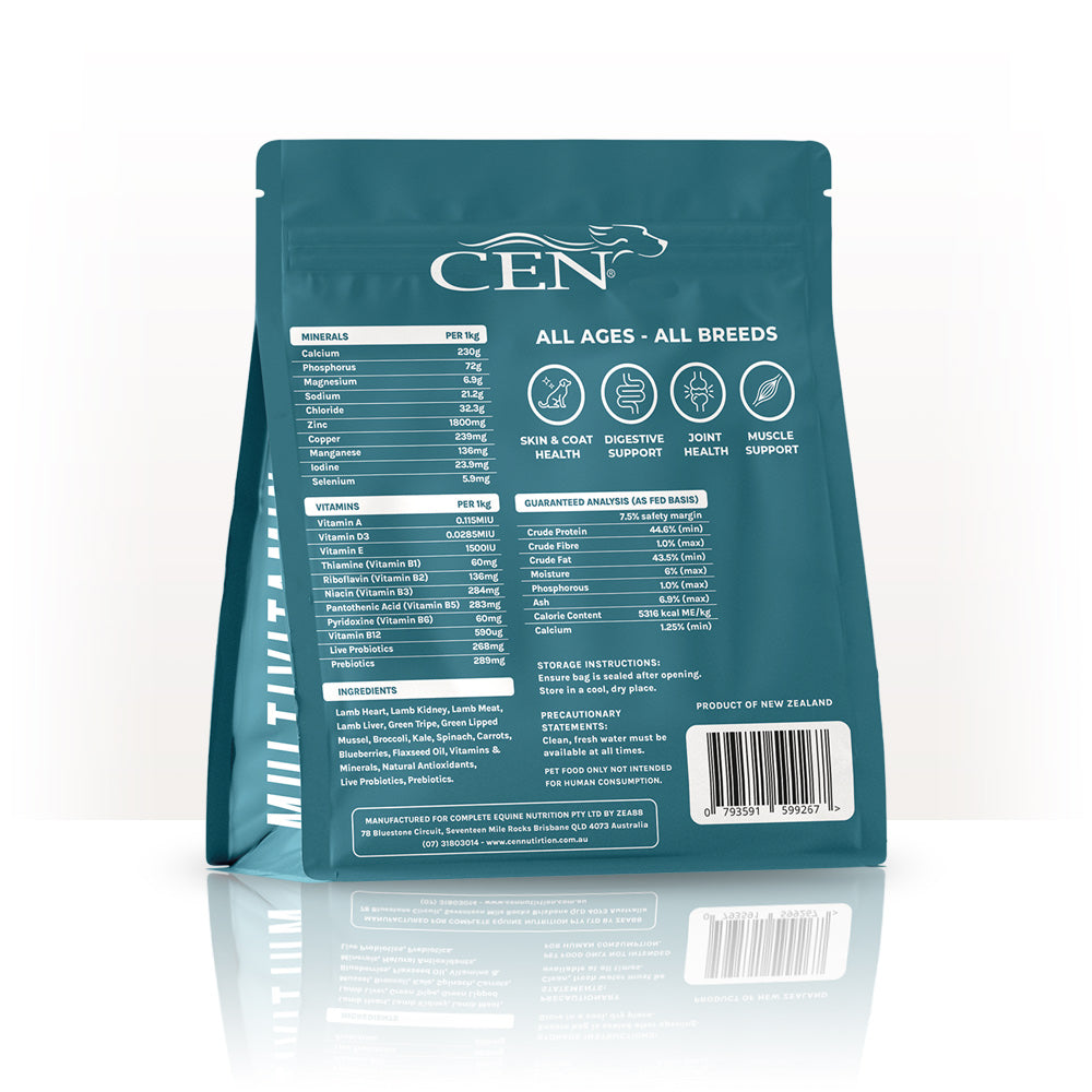 CEN Dog Multivitamin Chews Freeze Dried Lamb 100g – Pet And Farm