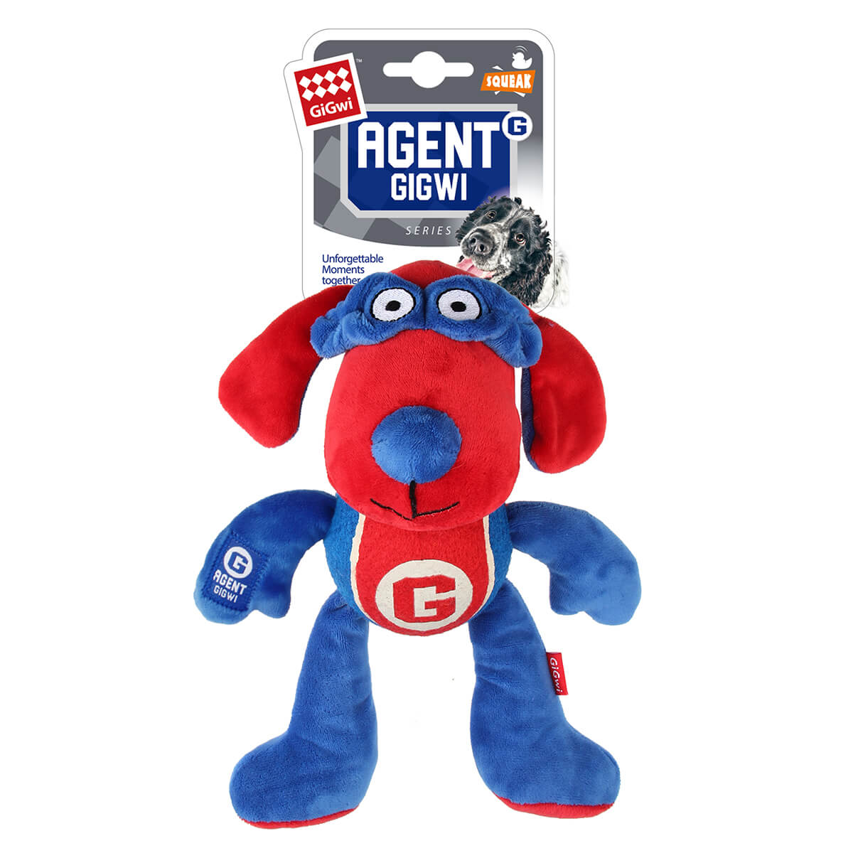 GiGwi Agent Dog Plush And Tennis Ball With Squeaker – Pet And Farm