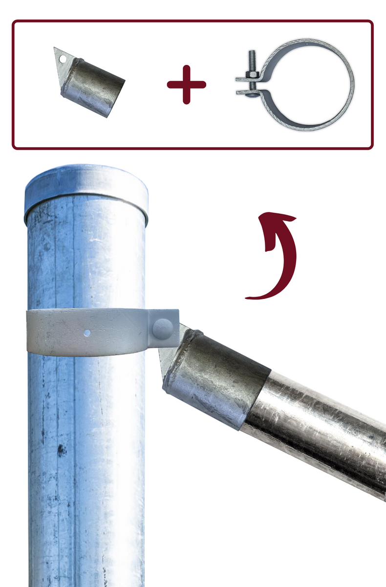 Stay Adaptor Post Clamp 80NB Strainer x 40NB/50NB Stay – Pet And Farm
