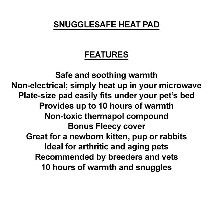 SnuggleSafe MICROWAVE HEATPAD – Pet And Farm