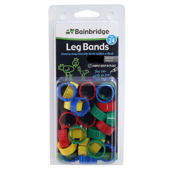 Poultry Leg Rings – Pack of 24 Mixed – Pet And Farm