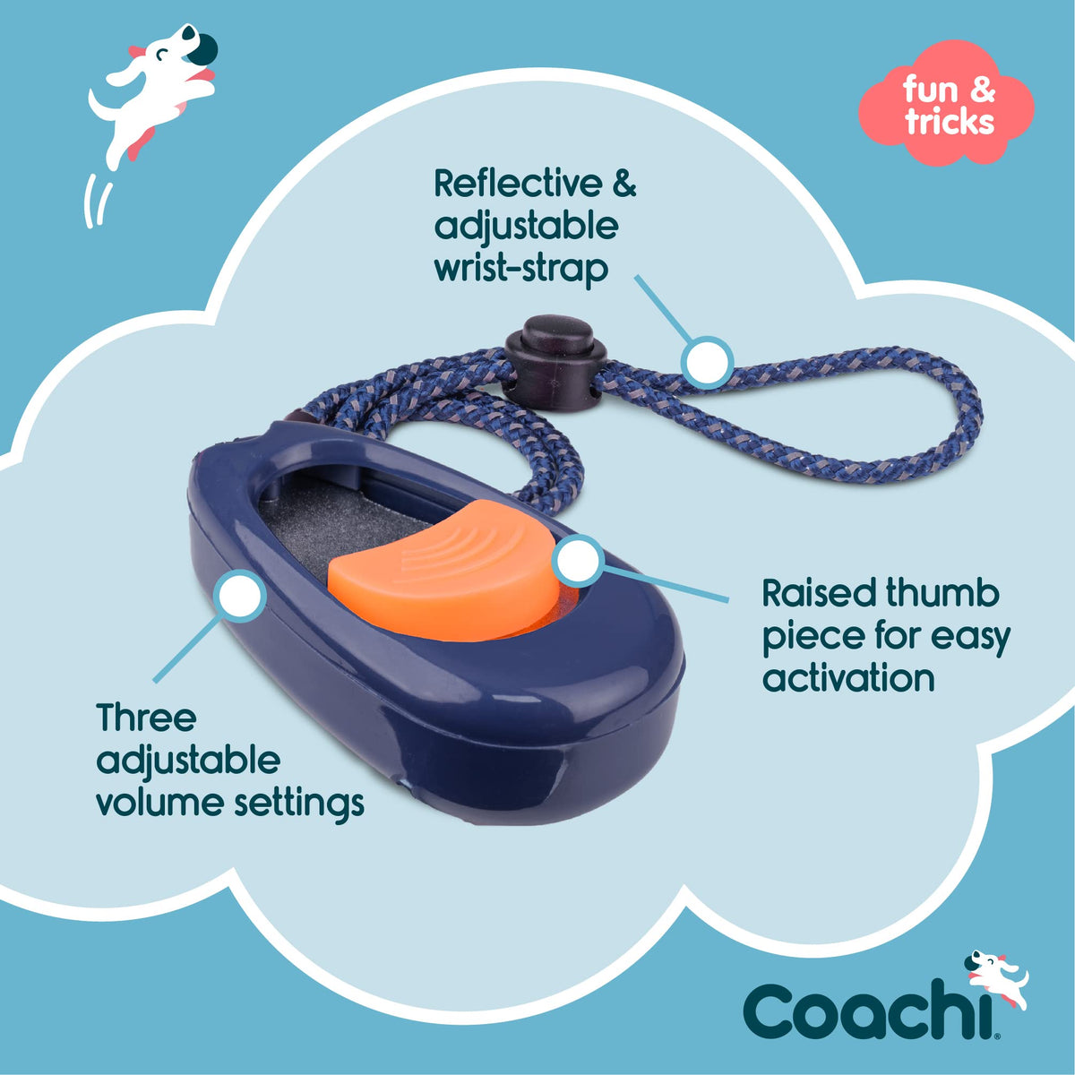 Coachi Multi Clicker Volume Adjustable Dog Training – Pet And Farm