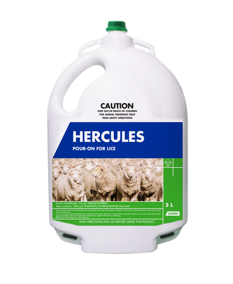 Zagro Hercules Pour Sheep Lice Spray on (Avenge Bayer) – Pet And Farm
