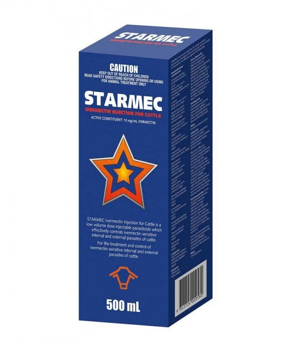 Starmec Cattle Injection Drench 500ml Ivermectin (Bomectin) – Pet And Farm