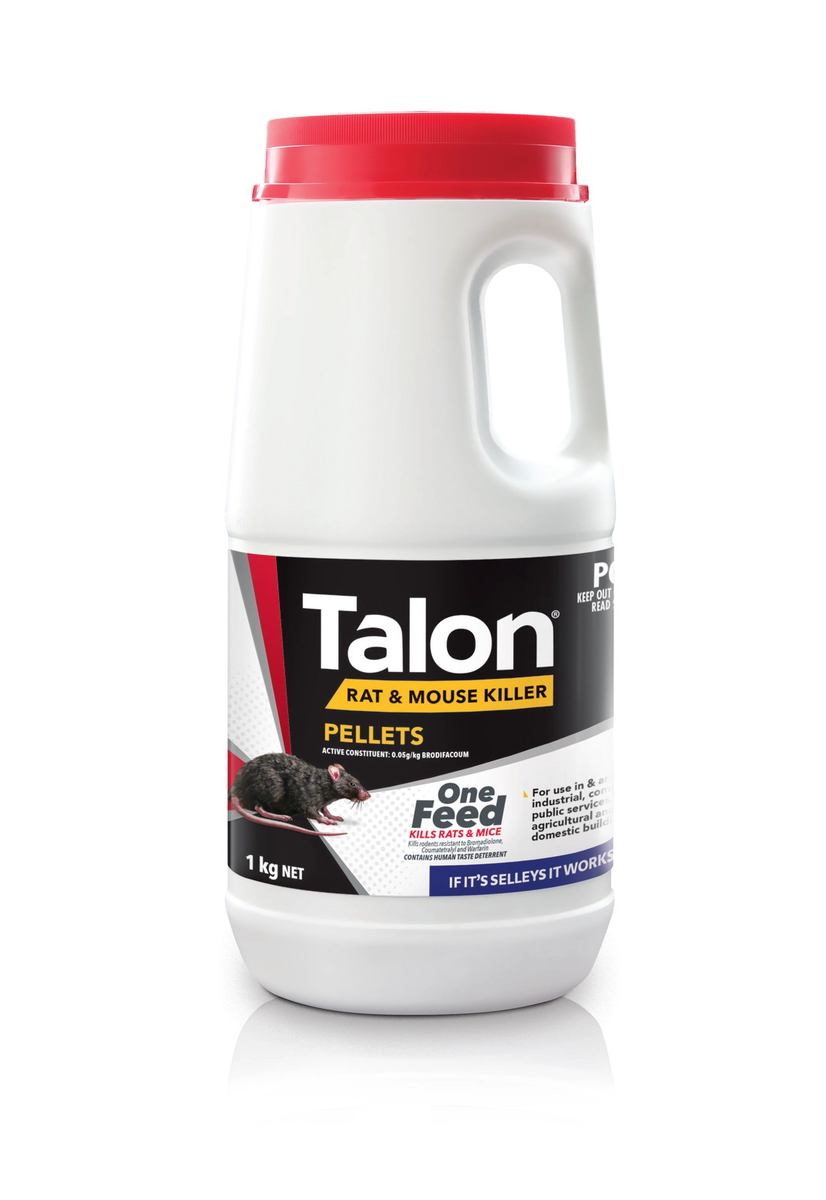 Talon Rat and Mouse Killer Pellets 1Kg One feed Kill – Pet And Farm