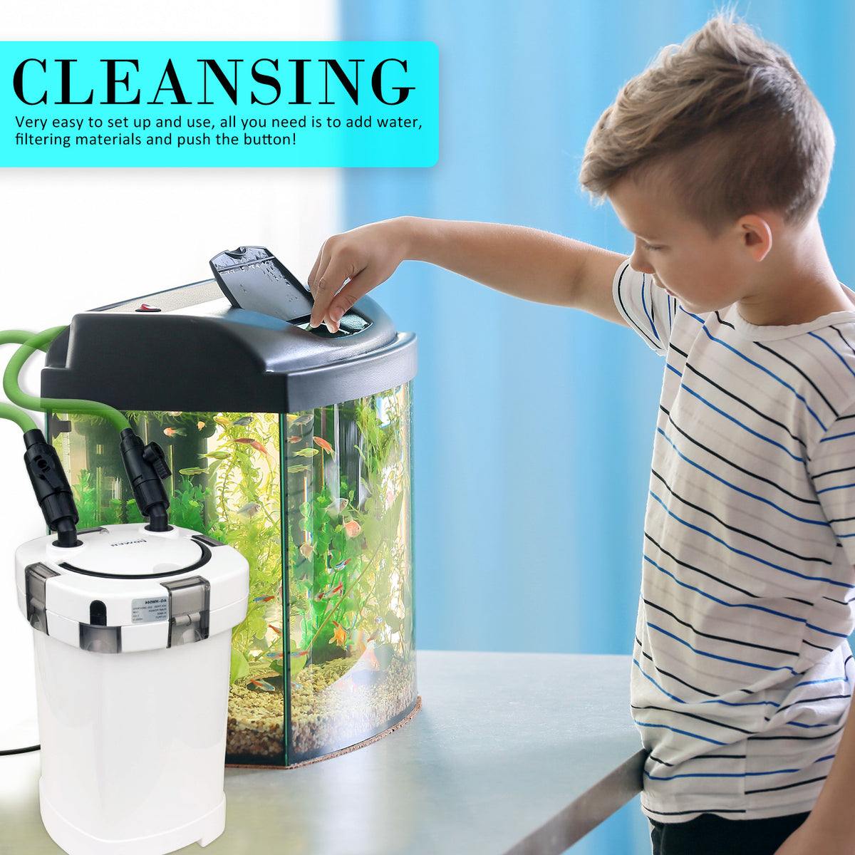 Aquarium External Canister Filter 1000L/H – Pet And Farm