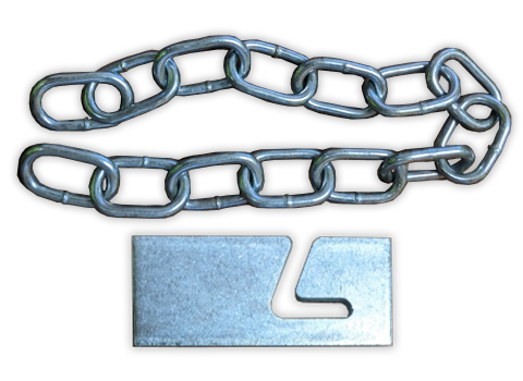 Weld on Latch Kit With 6mm Chain – Pet And Farm