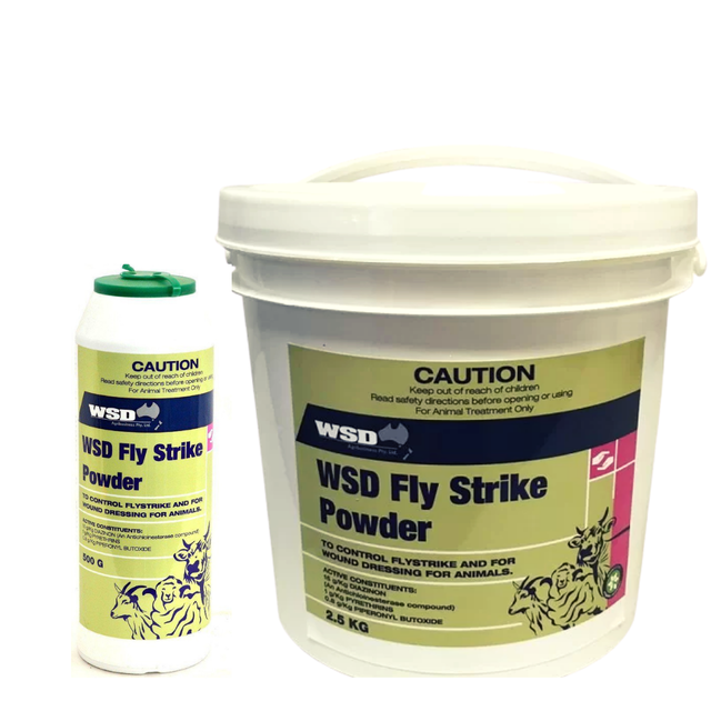 WSD Fly Strike Powder Control Flystrike and Wound Dressing for Animals ...
